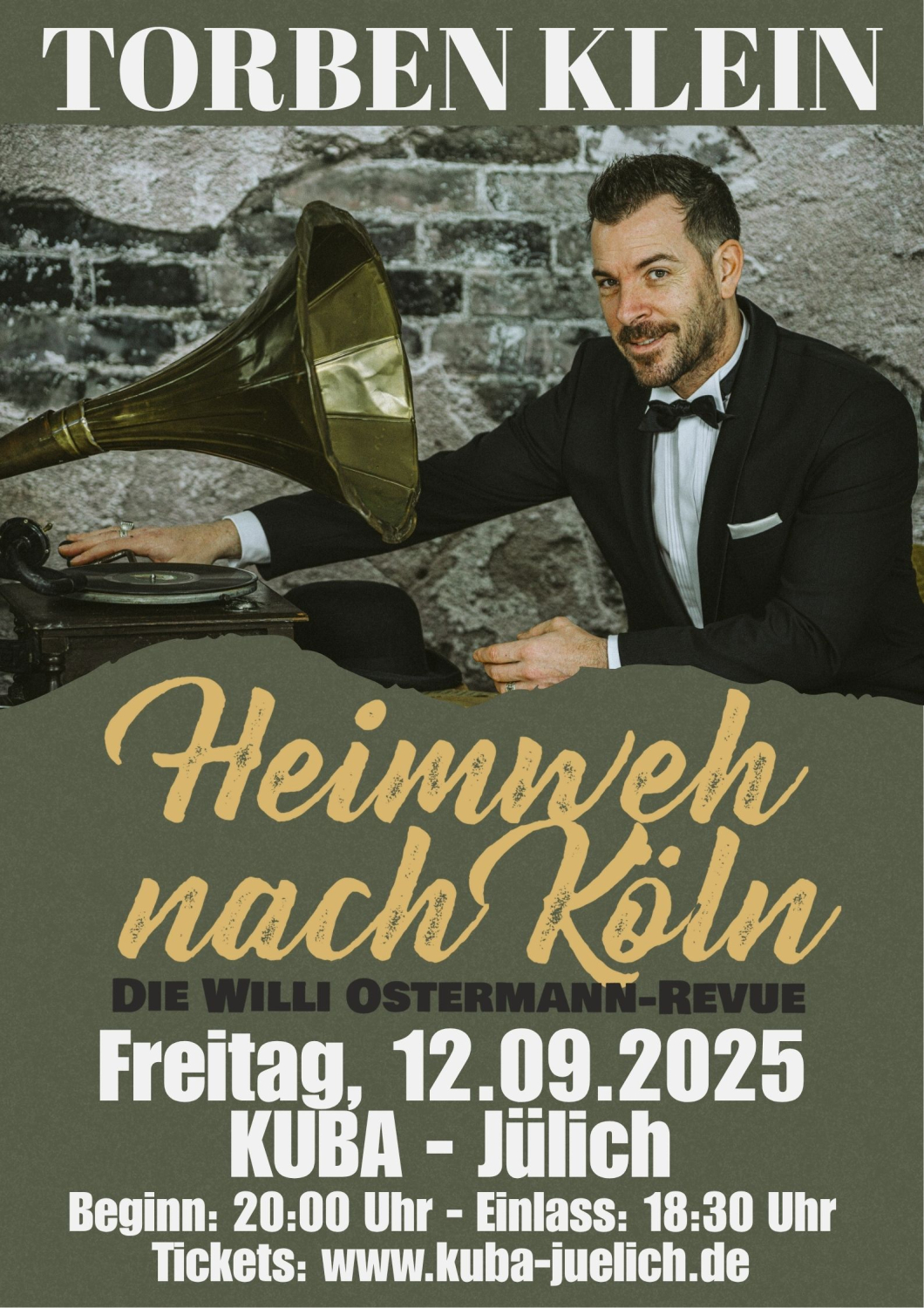 Torben Klein: Heimweh nach Köln – Die Willi Ostermann Revue – KuBa Jülich